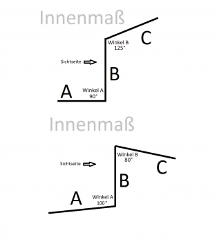 Edelstahl Z Profil in riesen Auswahl bis 2,5 m U Profil Edelstahl